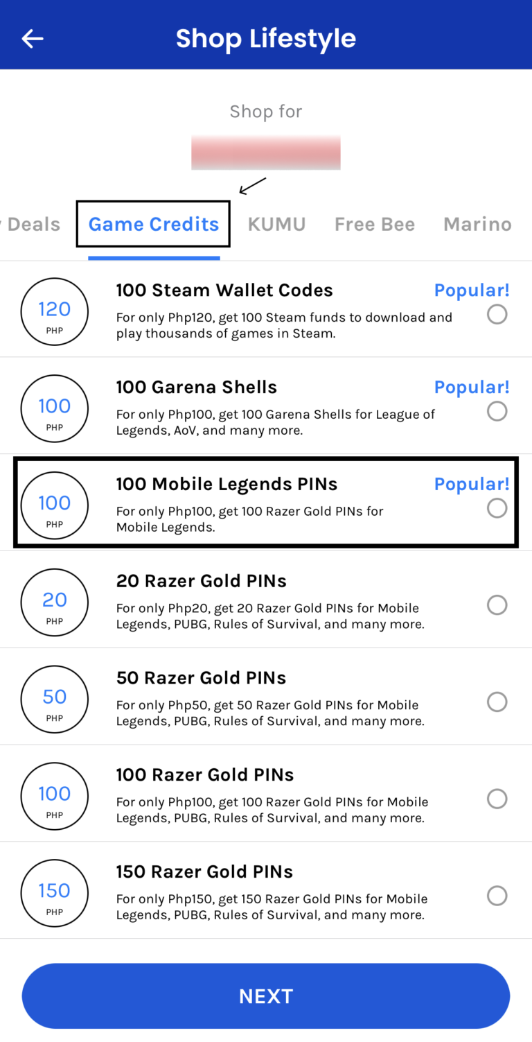 Recharge Diamonds in ML Using GCash | Codashop ML | Blooing